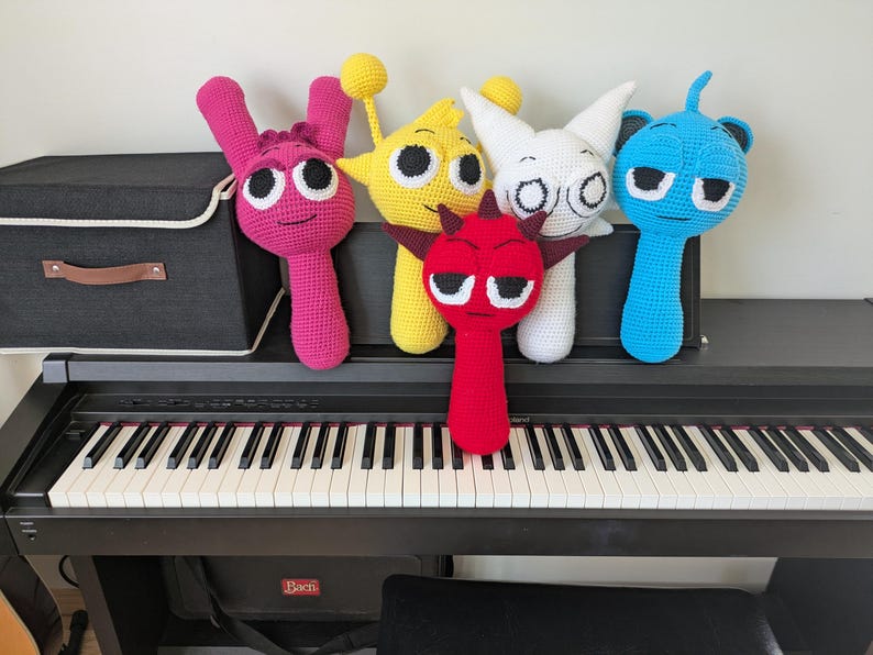 Sprunki Group Doll Crochet Pattern - Etsy