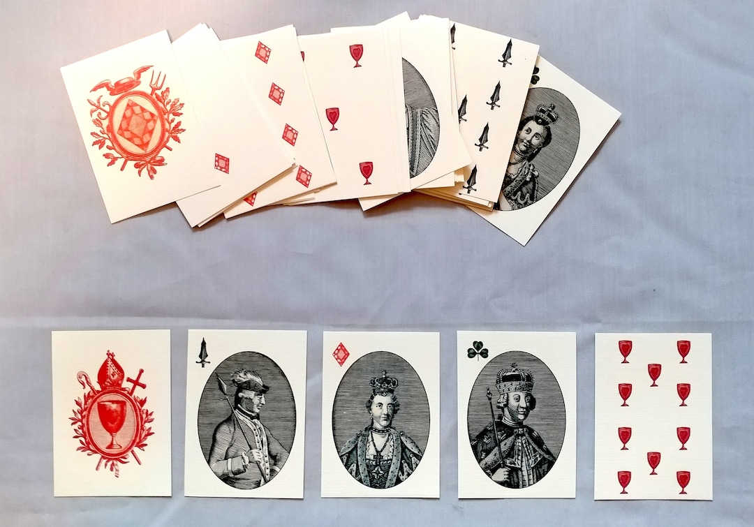 18th Century - 1770s Playing Cards - Etsy