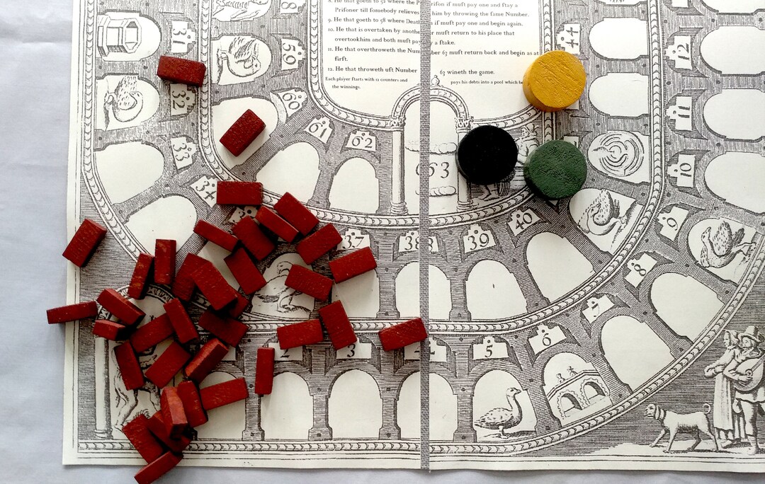 The Royal and Most Pleasant Game of Goose Board Game - Etsy