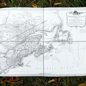 USA Exclusive - Map of Eastern Canada, New England and Quebec - 1776 - Etsy