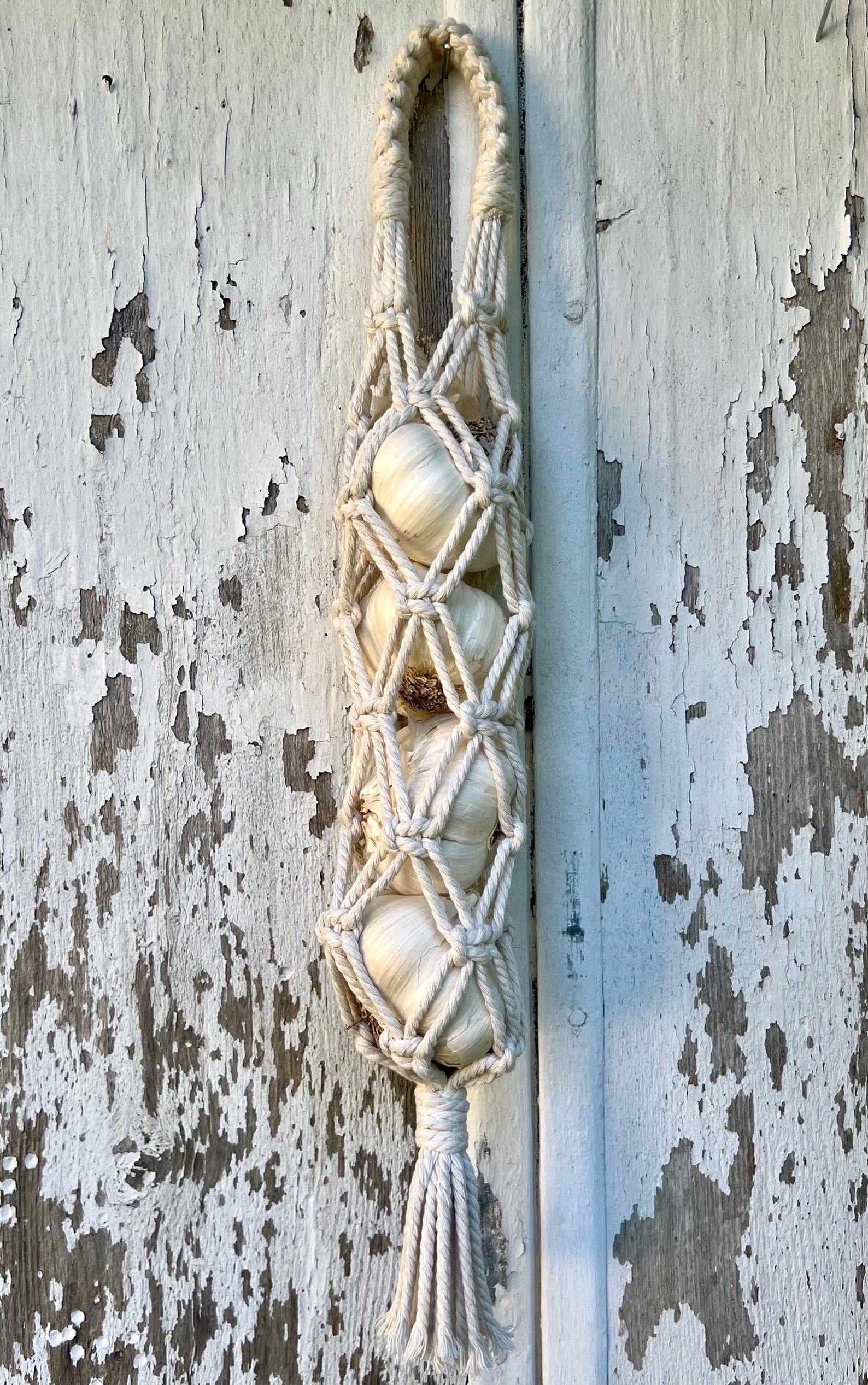 Macrame Produce Hanger - Etsy