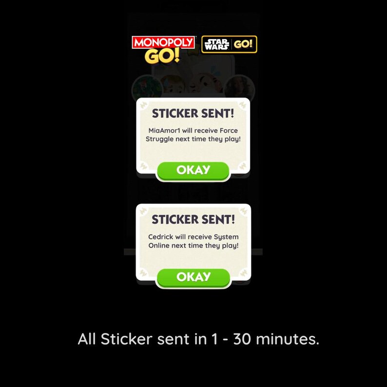 Sticker 3 Stars 1 Pcs - Monopoly_go - Summer Escape Album - Instans ...