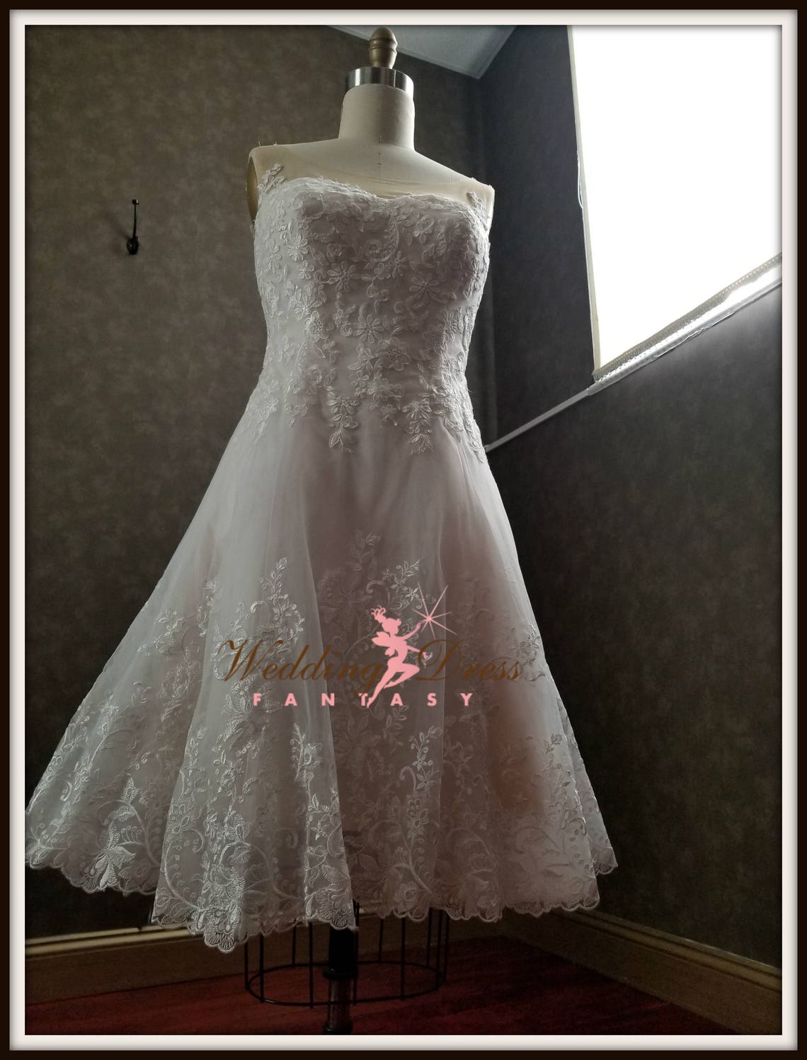 Short Wedding Dress Beach Bridal Dress by Award Winning - Etsy