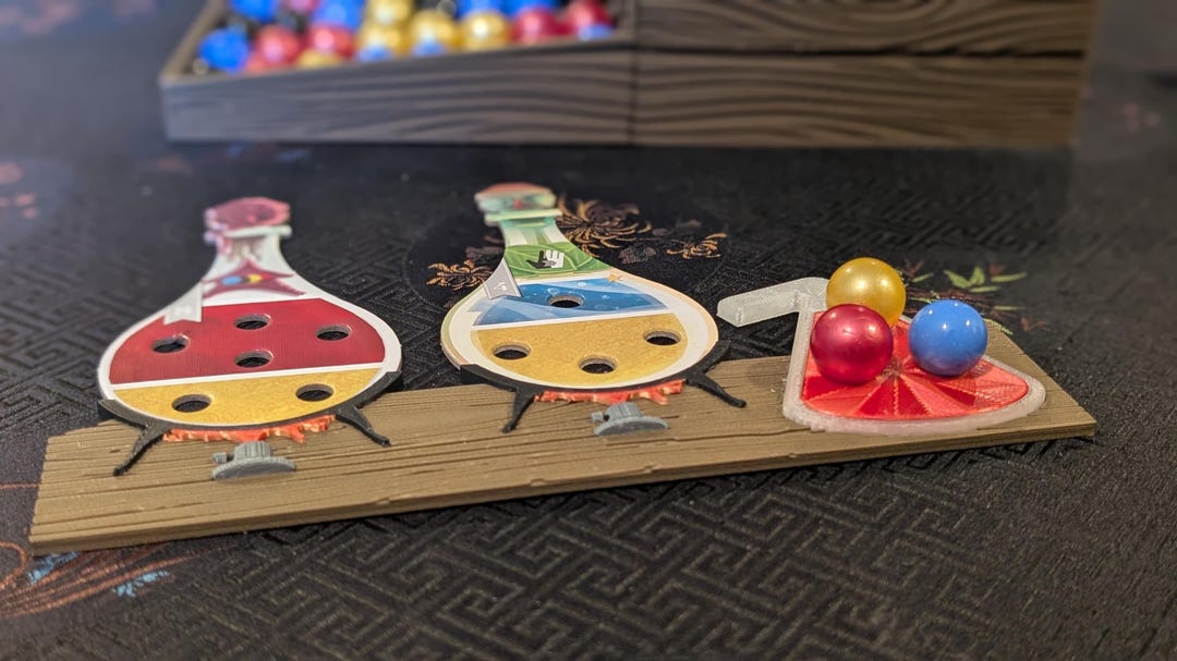 Potion Explosion Upgraded Potion Holder (desk Board) - Etsy