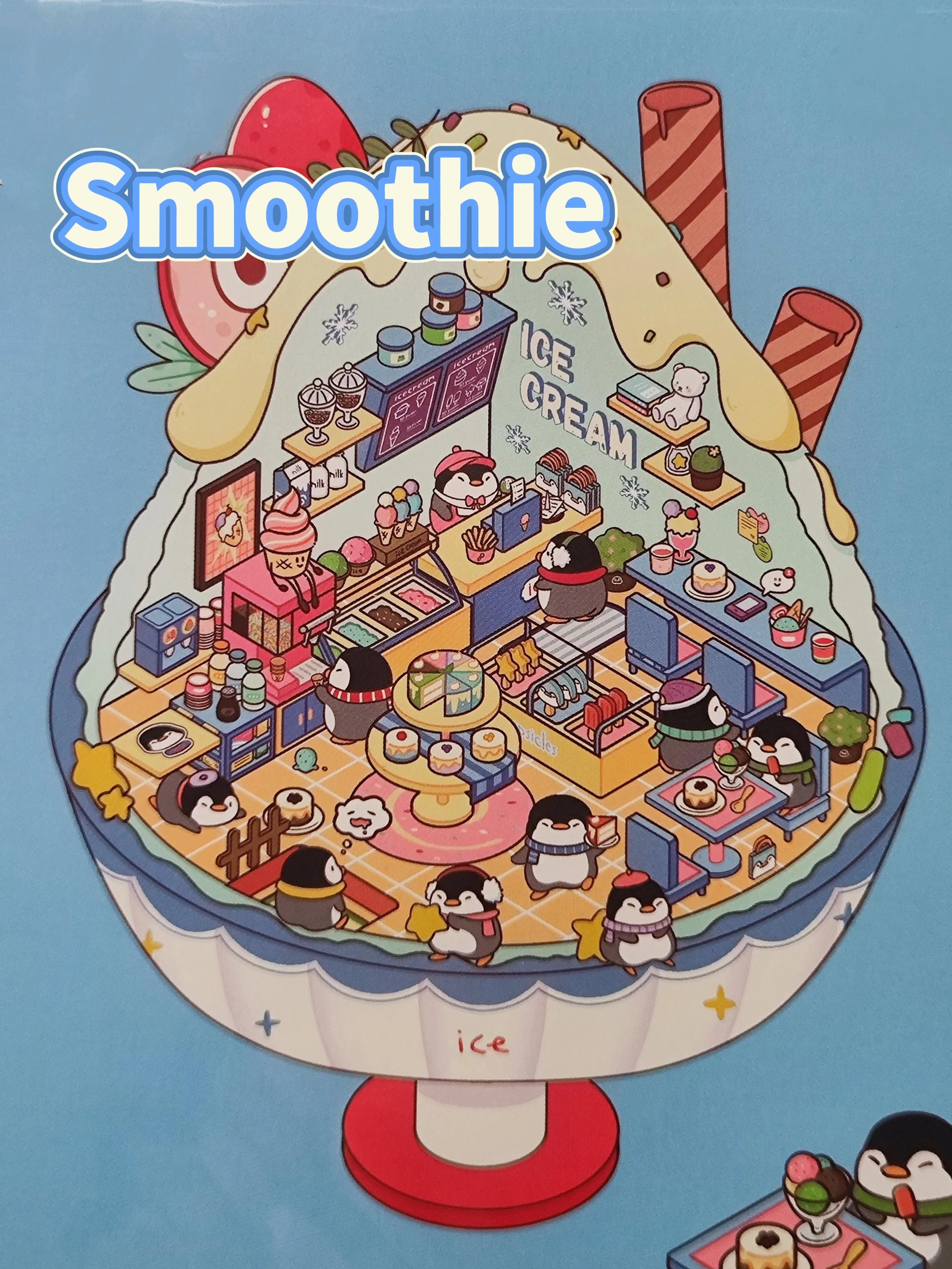 DIY Sticker Set 4 Themes, 3D Sticker Scene, Miniature Sticker, Cute ...