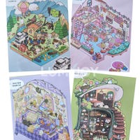 DIY Tiny 3D Sticker Kit Designed for Building Miniature Worlds - Etsy ...