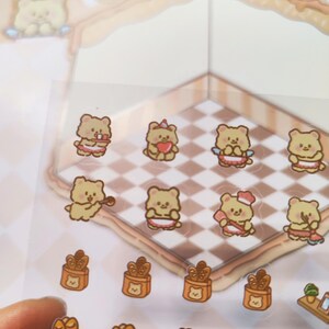 DIY Sticker Set 4 Themes, 3D Sticker Scene, Miniature Sticker, Cute ...