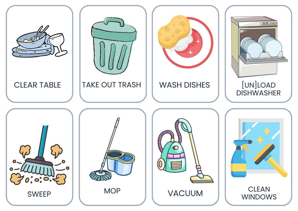 Printable PDF Daily Routine and Transitions | Visual Schedule for ...