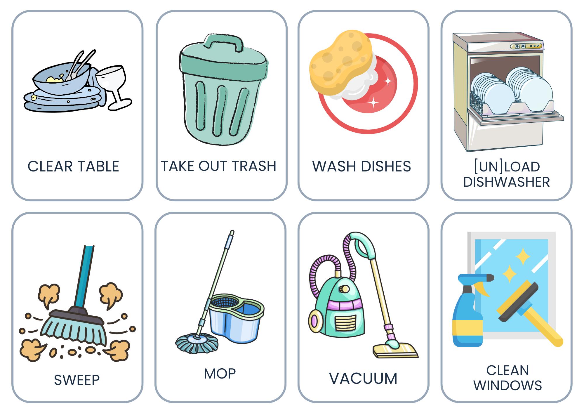 Printable PDF Daily Routine and Transitions | Visual Schedule for ...