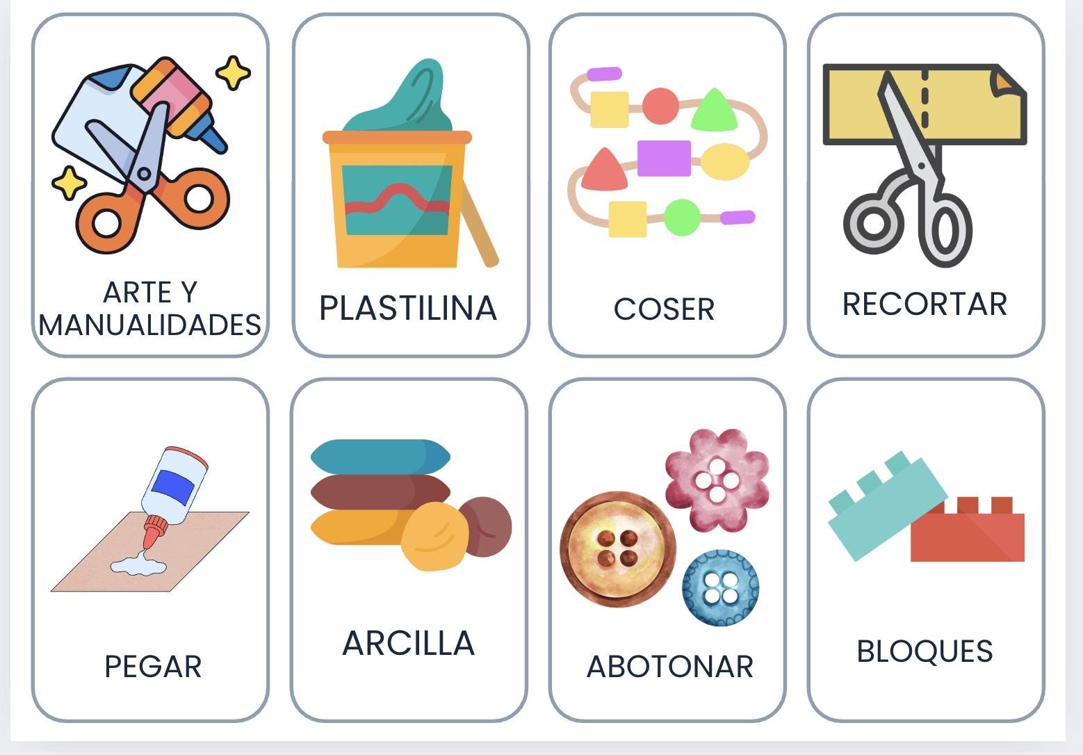 Tarjetas De Rutina Infantiles Combinables - Diarias Y Visuales Para ...
