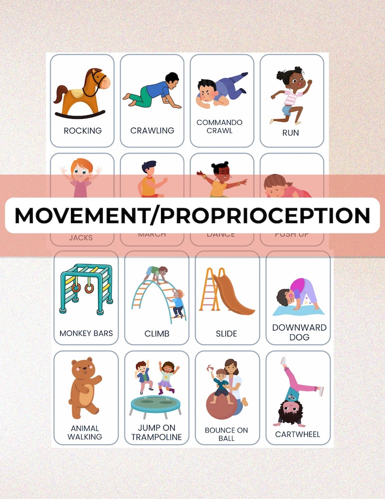 Sensory Routine Cards for Kids | Printable Visual Supports for ADHD ...