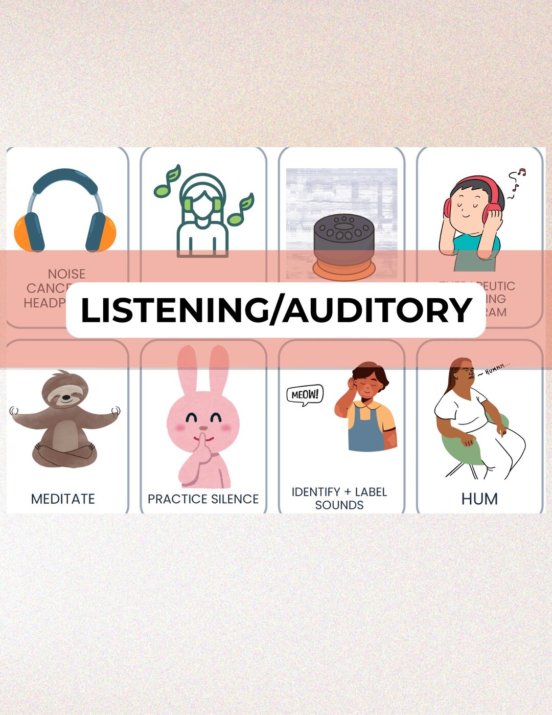 Sensory Routine Cards for Kids | Printable Visual Supports for ADHD ...