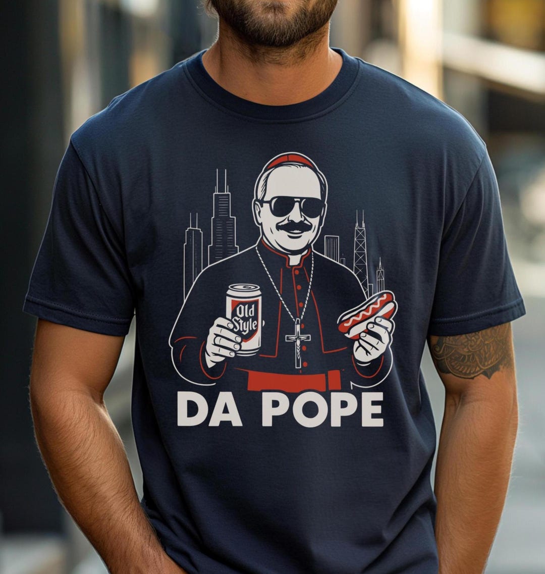 Da Pope Funny Comfort Colors Tee Pope Leo XIV Robert Prevost Shirt ...