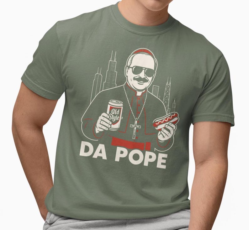 Da Pope Funny Comfort Colors Tee Pope Leo XIV Robert Prevost Shirt ...