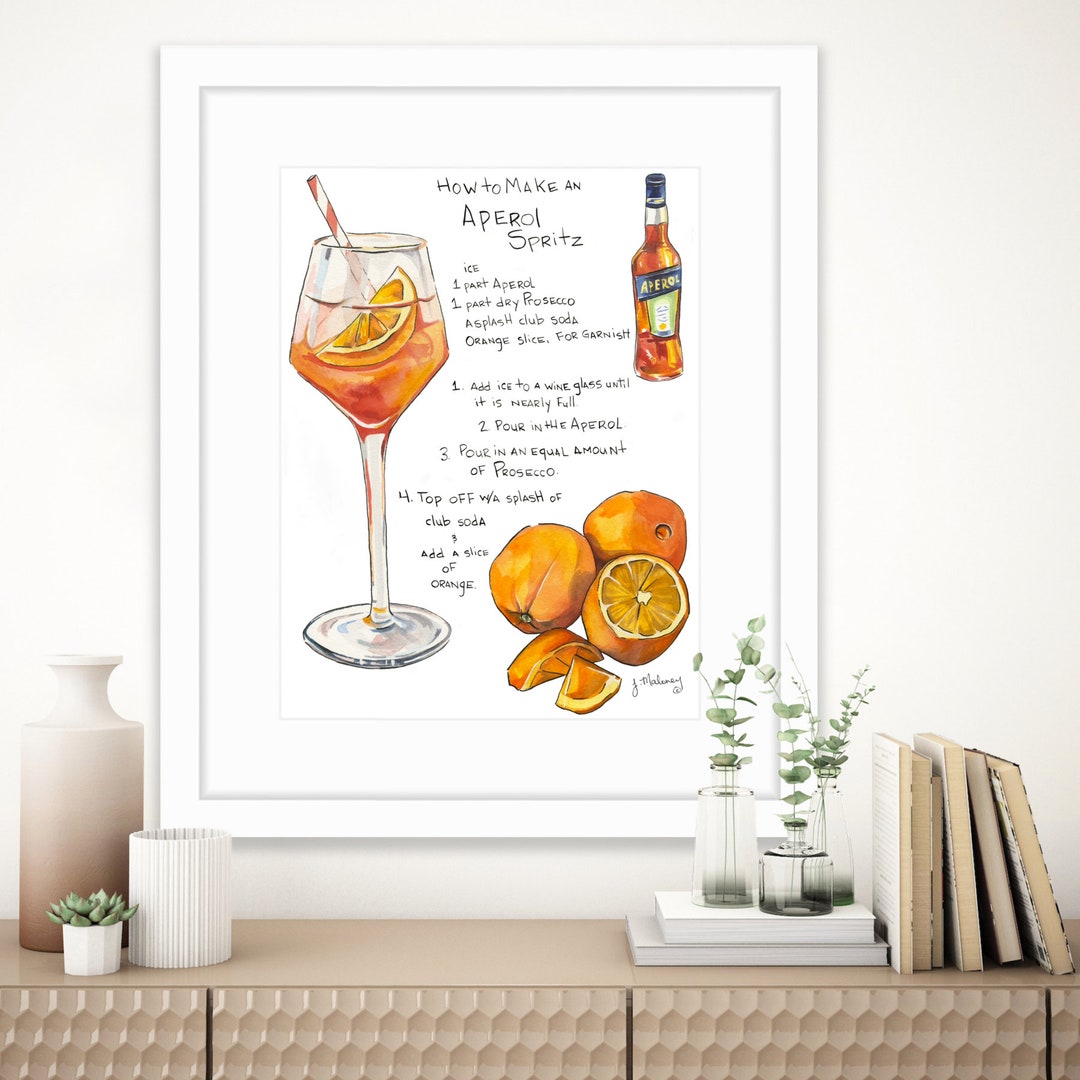 How to Make an Aperol Spritz - Etsy