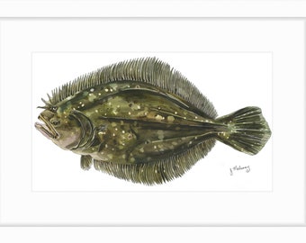 Flounder Fishing Flag - Etsy