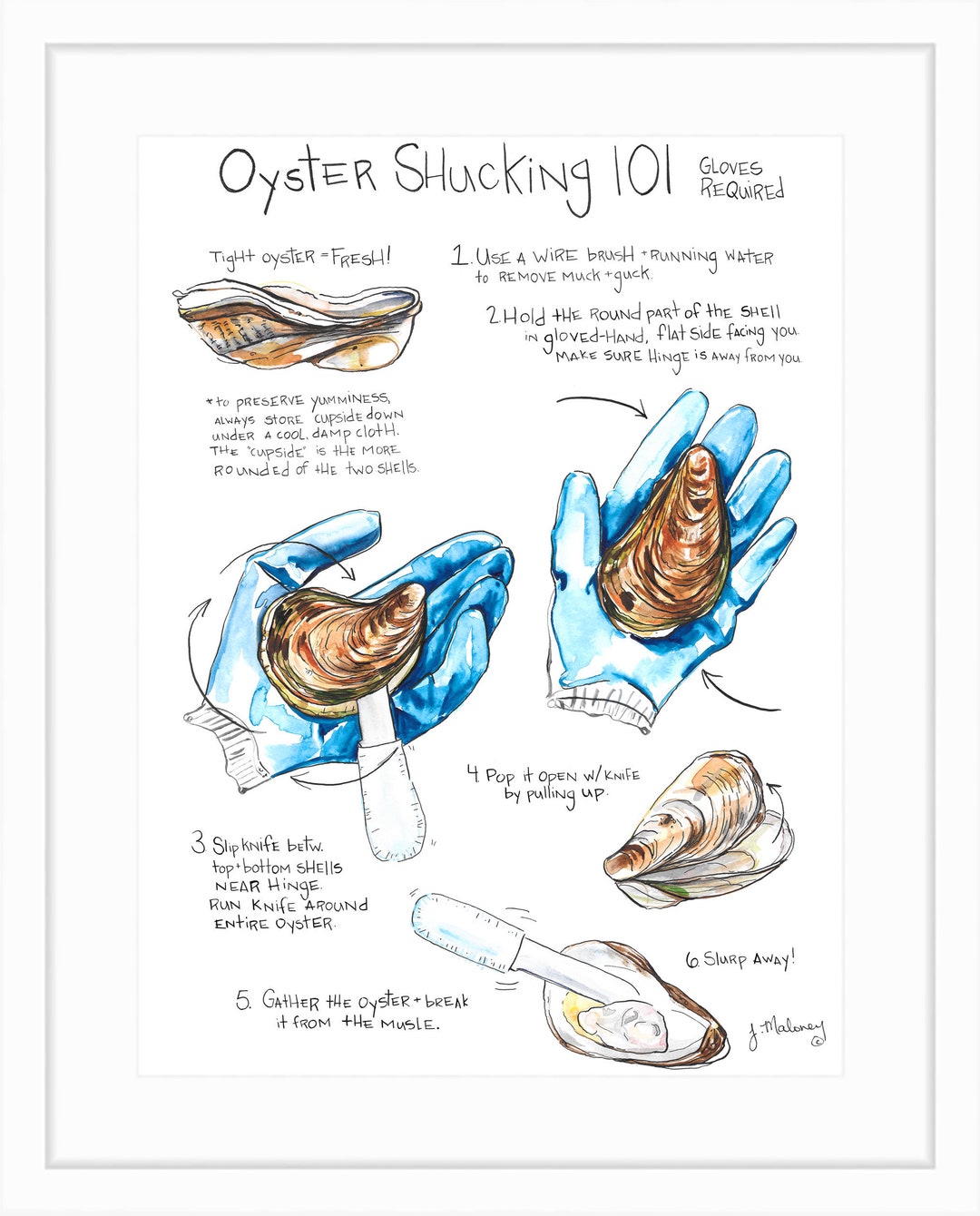 Oyster Shucking 101 - Etsy