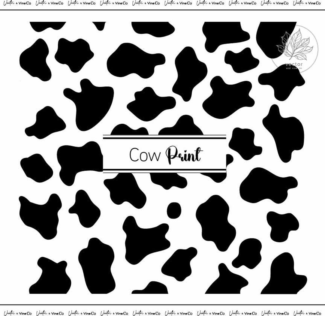 Seamless Cow Print/cow Spots/cow Print Pattern Svg, Pdf, Eps, Png ...