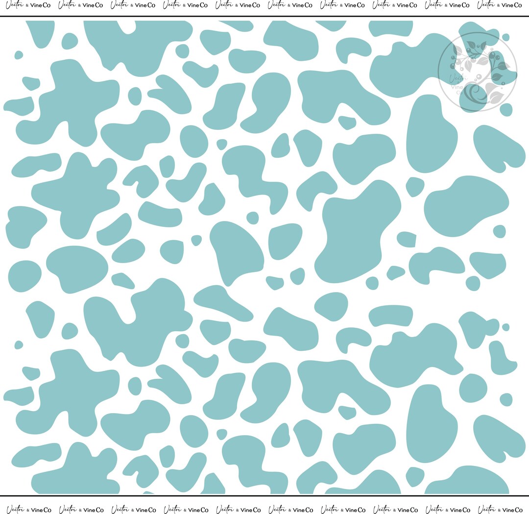Cow Print/cow Spots/cow Print Pattern Svg, Pdf, Eps, Png/animal Print ...