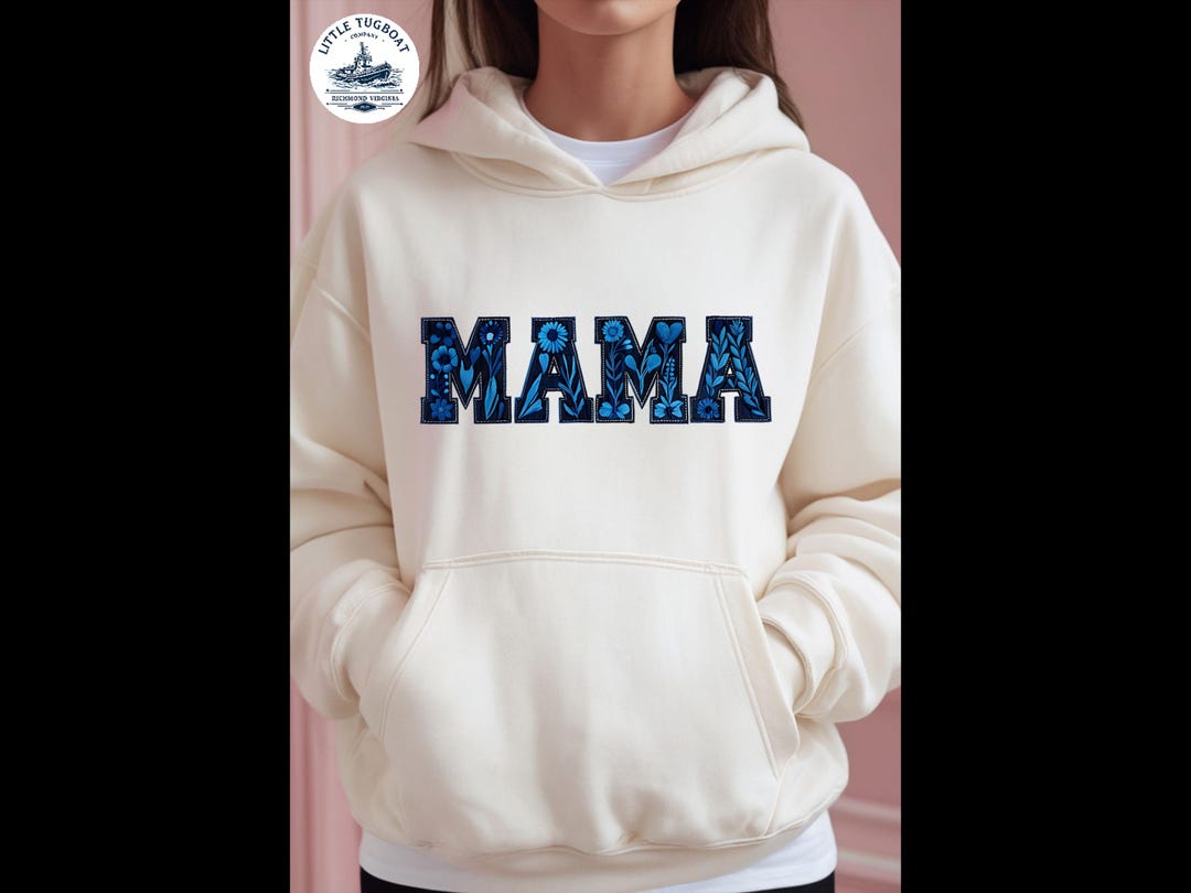 Mama Blue Floral Png, Mama Png, Mother Png, Coquette Png, Spring Png ...