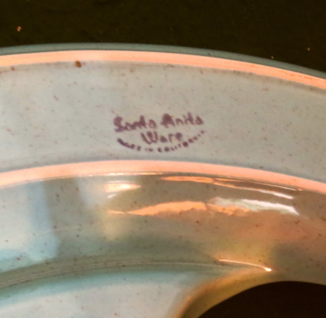 Vintage Santa Anita Ware Large Lazy Susan Retro / Art Deco - Etsy