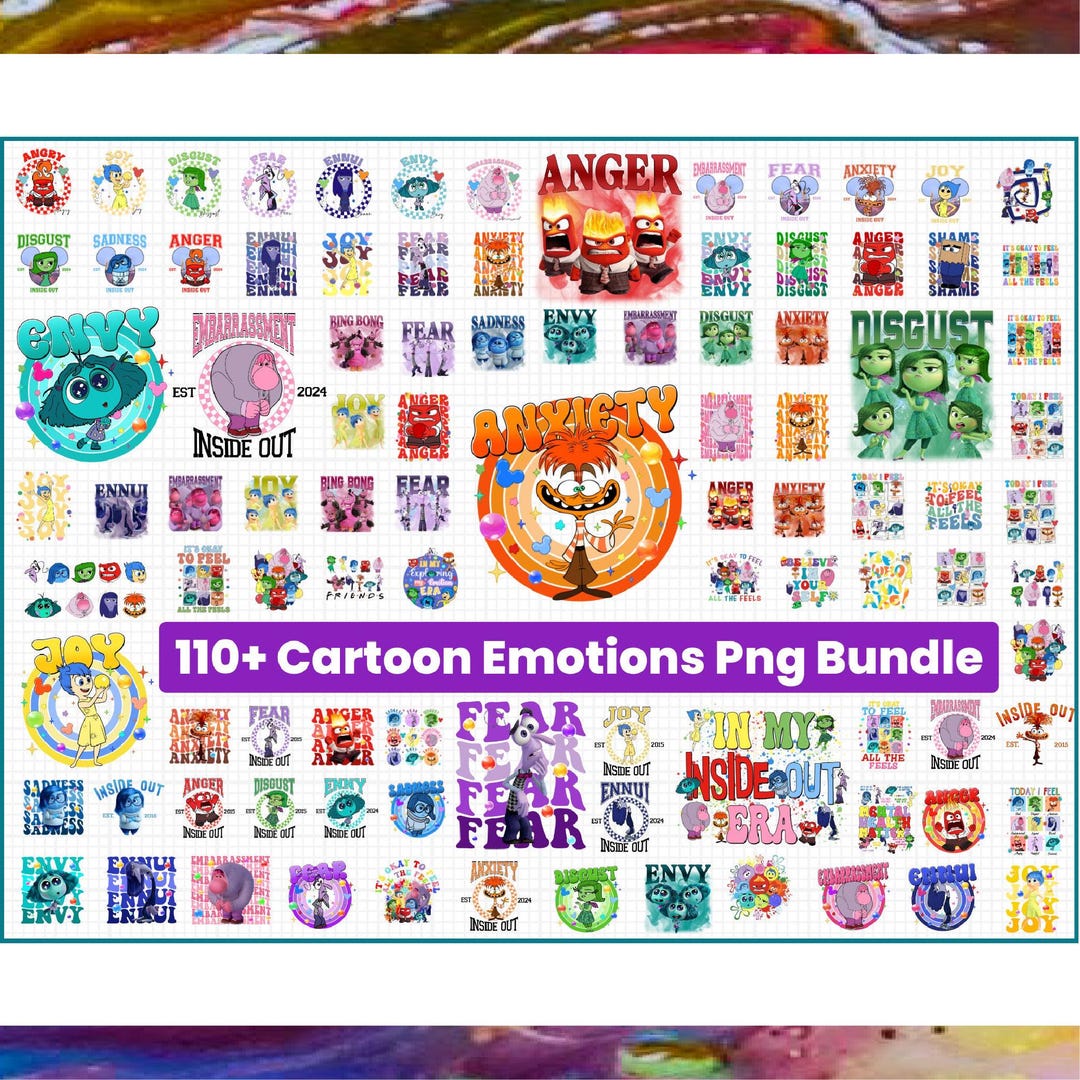 110+ Cartoon Emotions Friends Png, It's Okay to Feel All the Feels Png ...