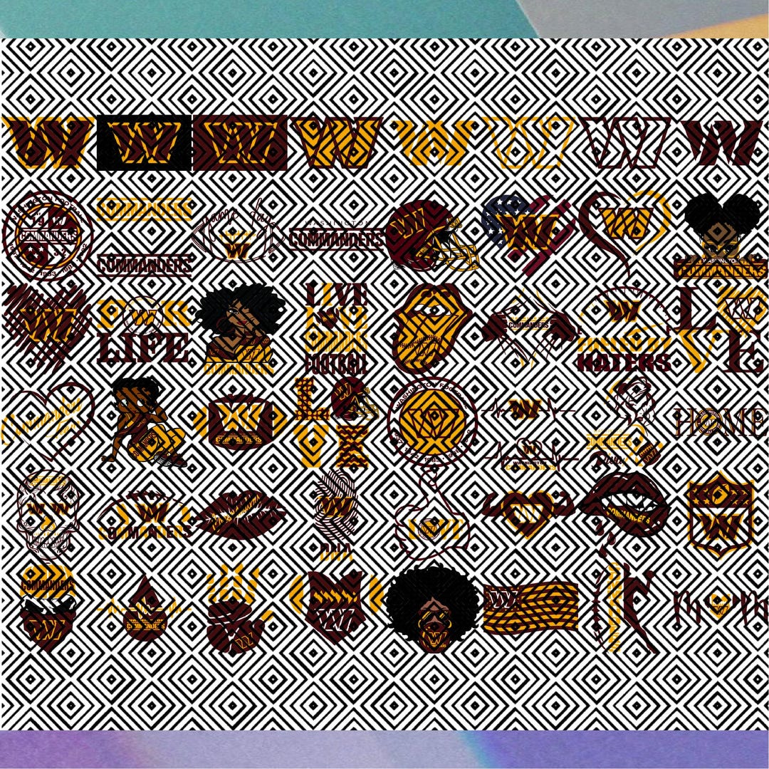 50 Files Commanders Svg, Washington Svg Bundle, Commanders Football Svg ...