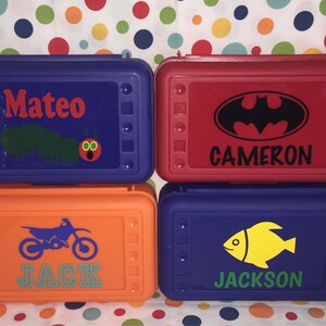 Personalized Pencil Box School Supplies Plastic Kids Back to School ...