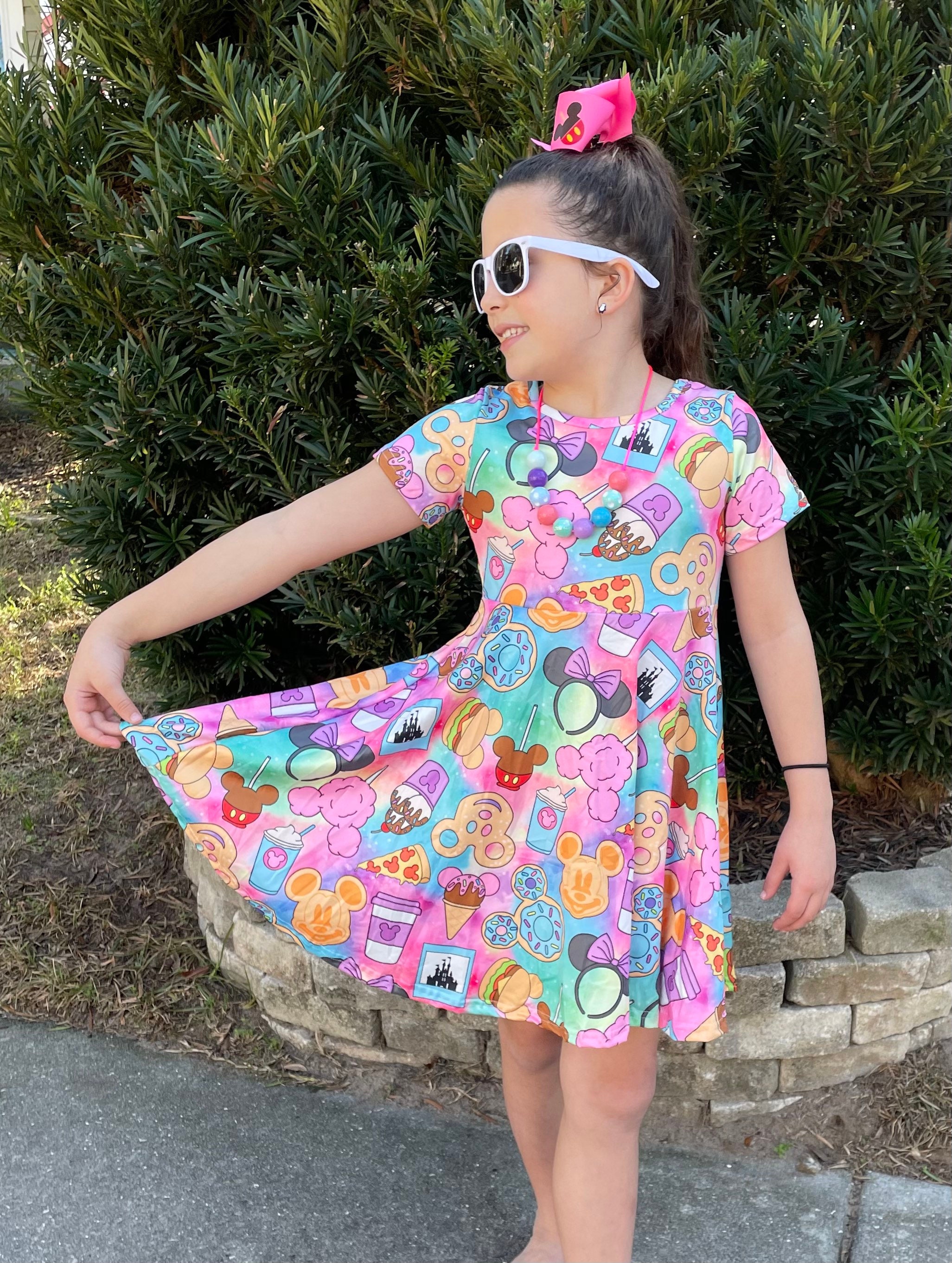 Snacks Dress Disney Inspired Mickey Mouse Minnie Castle Waffle Pretzel ...