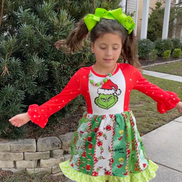 Grinch Dress - Etsy