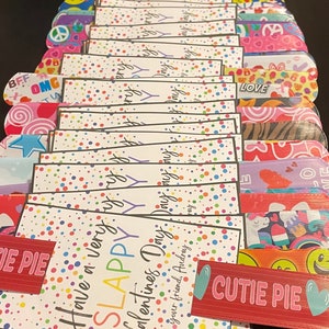 Slappy Valentines Day Slap Bracelets Personalized Class Team Teacher ...