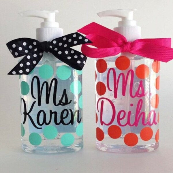 Personalized Soap Dispenser - Etsy