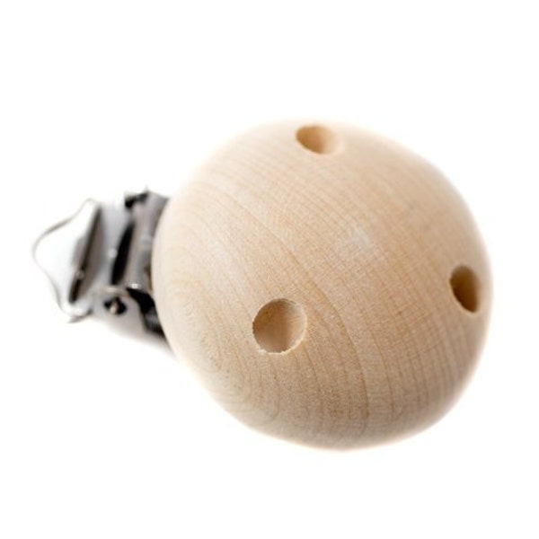 Wood Pacifier Clip - Etsy