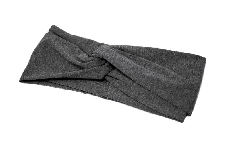 BASIC Gray Headband Basic DARK GRAY Hair Band | Etsy