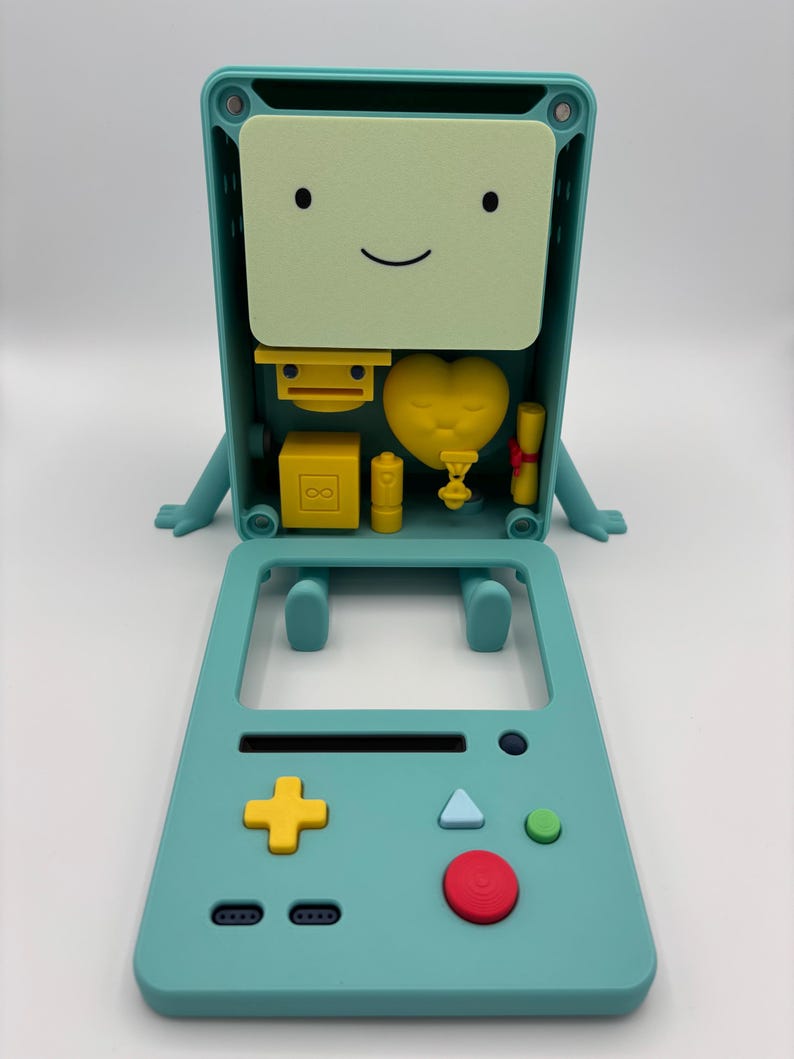 Adventure Time BMO Figure: Life-size, Interchangeable Faces, Working ...