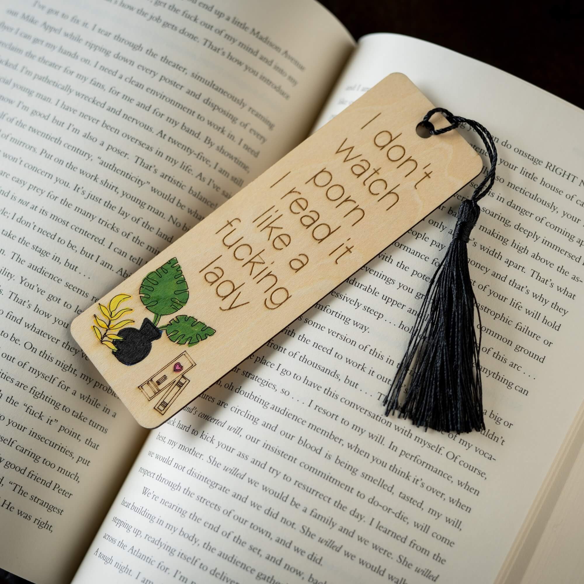 Sarcastic Swear Word Bookmark Funny Gifts for Her, Him, Friend Hand ...
