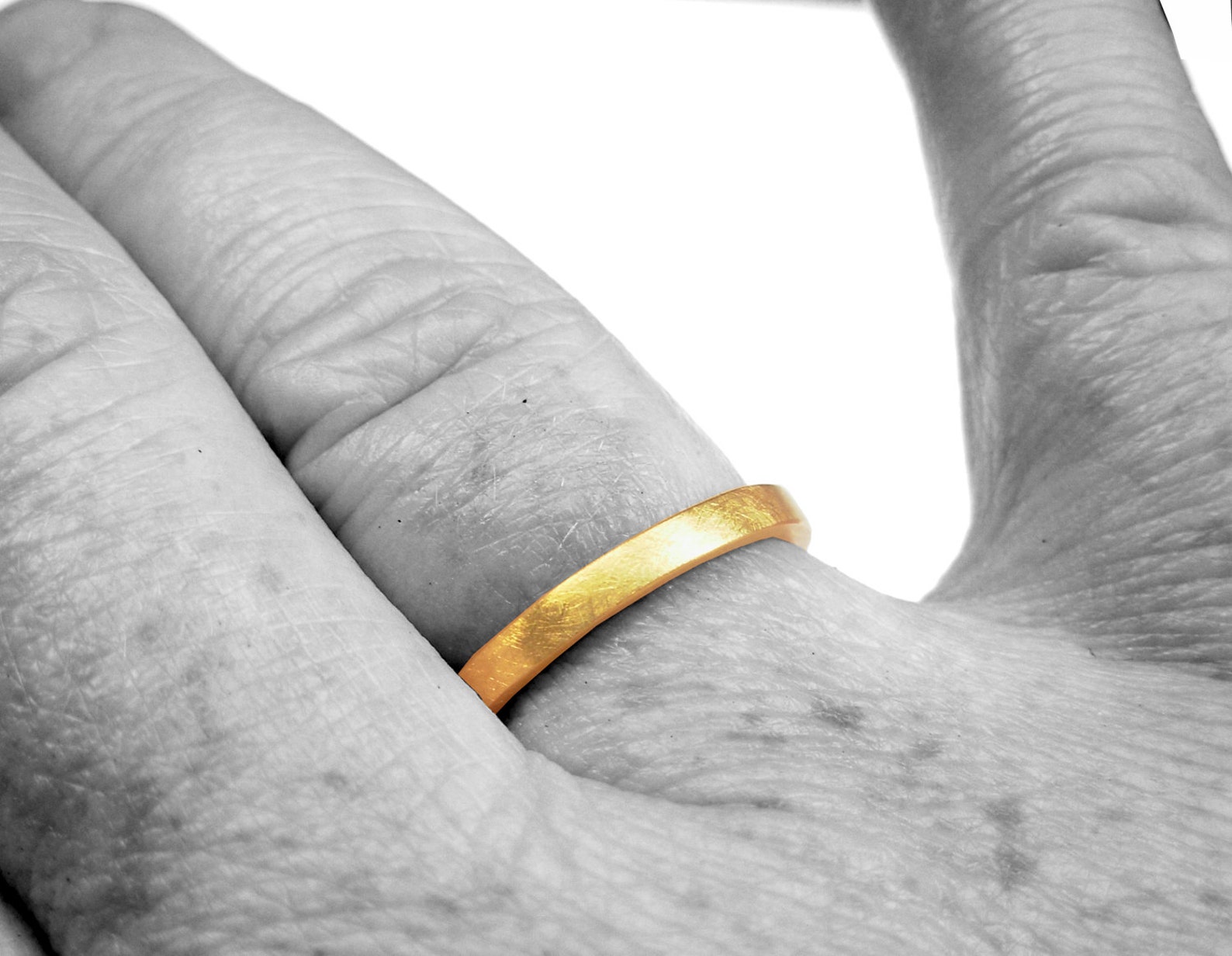 18K Gold Ring 2mm Gold Wedding Band Made to Order 18K - Etsy