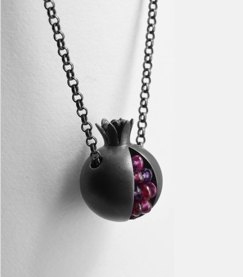 Pomegranate Necklace Pomegranate Pendant Pomegranate - Etsy Pomegranate Necklace Pomegranate Pendant Pomegranate - Etsy
