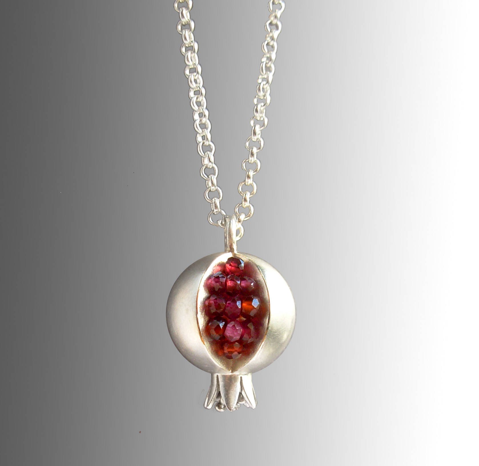 Pomegranate Necklace Pomegranate Pendant Pomegranate | Etsy Pomegranate Necklace Pomegranate Pendant Pomegranate | Etsy