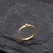 18K Gold Ring - Gold Orb Ring - Made to Order in Your Size - 18K ...