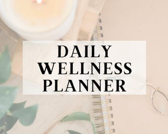 Printable Daily Wellness Log - Etsy