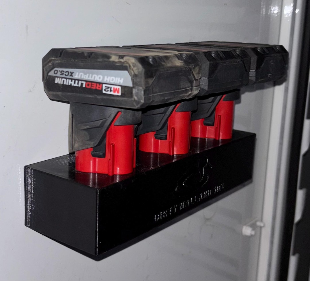 Milwaukee M12 Magnetic Battery Holder - Etsy