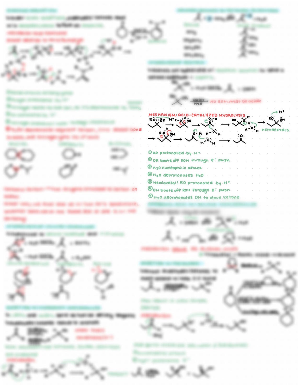COMPLETE Organic Chemistry 2 Study Guide—entire Semester of Color-coded ...