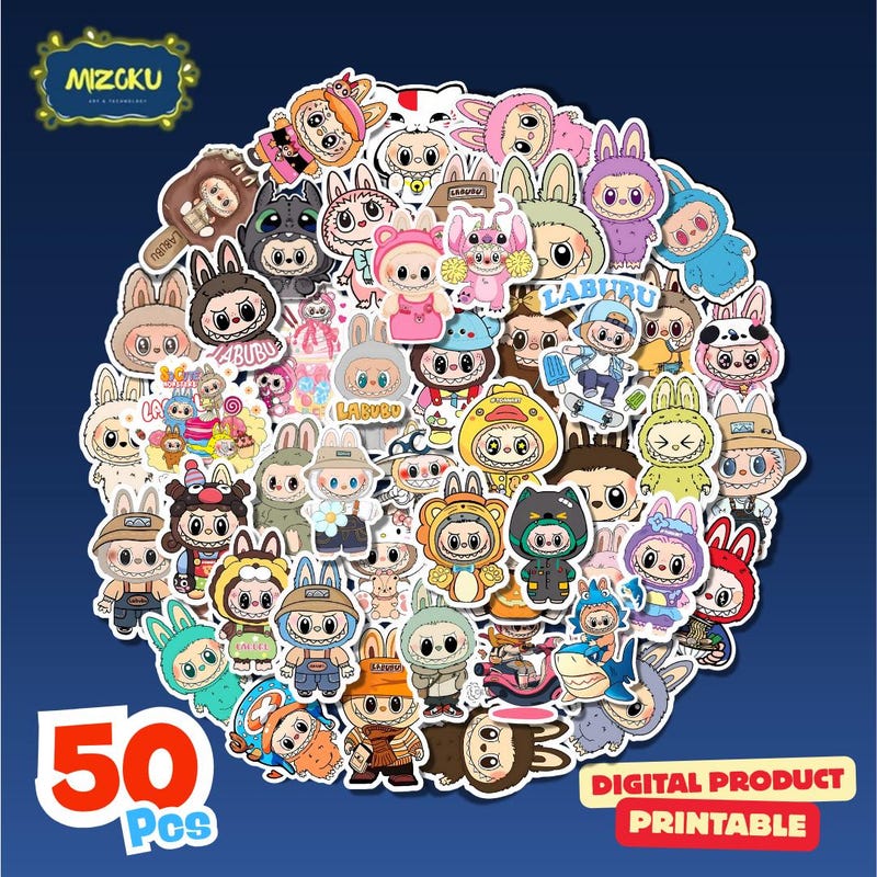Labubu Stickers - Etsy