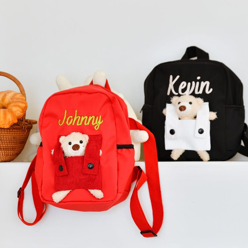 Teddy Children Backpack - Etsy