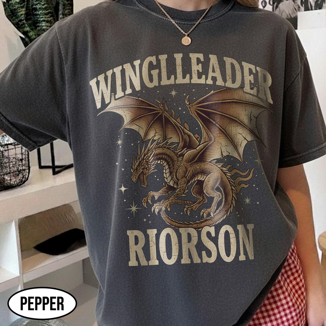 Retro Wing Leader Riorson Shirt, Fantasy Wing Leader Shirt, Xaden ...