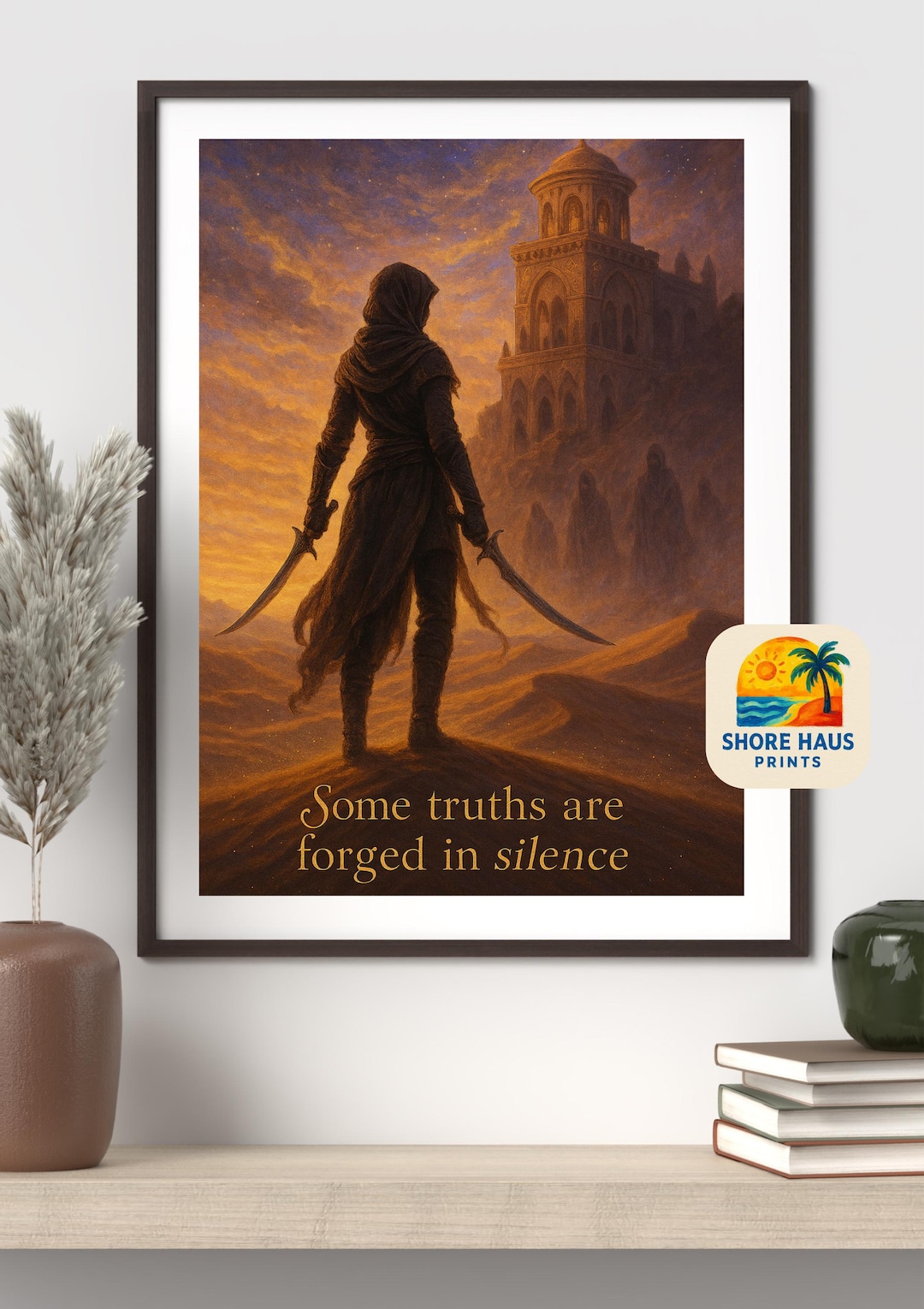 The Silent Assassins of the Red Desert | Throne of Glass-inspired Fantasy Art Print - Etsy