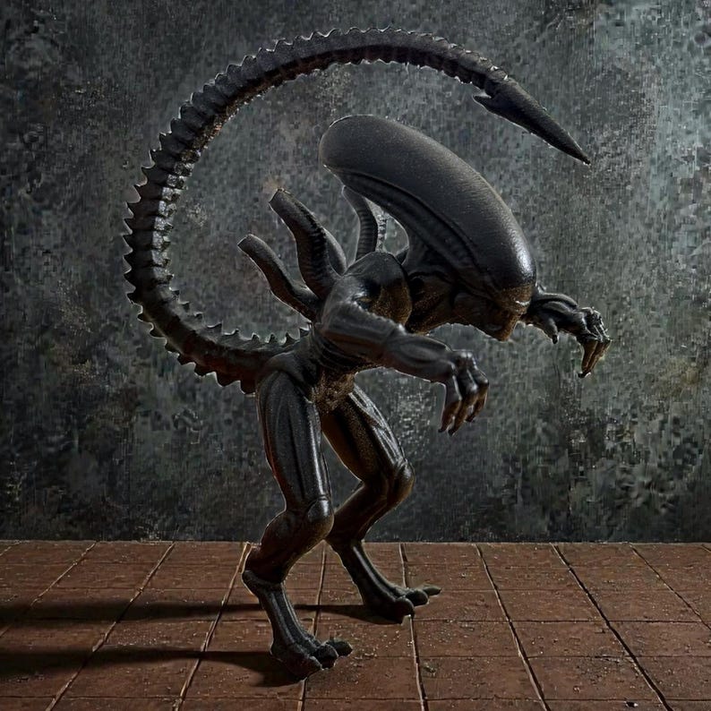 Xenomorph Monitor Hugger | Alien Inspired Monitor Topper | Sci-fi Desk ...