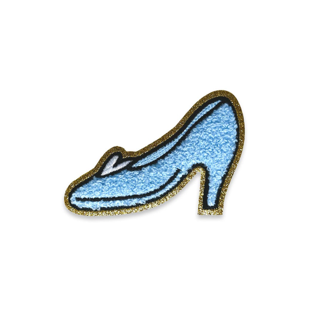 Princess Glass Slipper Patch // Iron on // Ready to Ship - Etsy