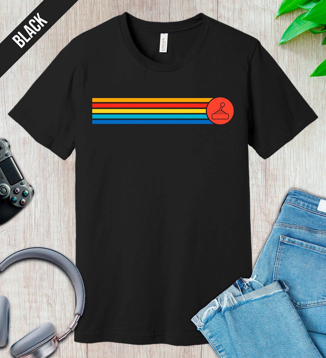 Retro Video Game Controller Shirt, Retro Gaming Shirt, Video Game Shirt ...